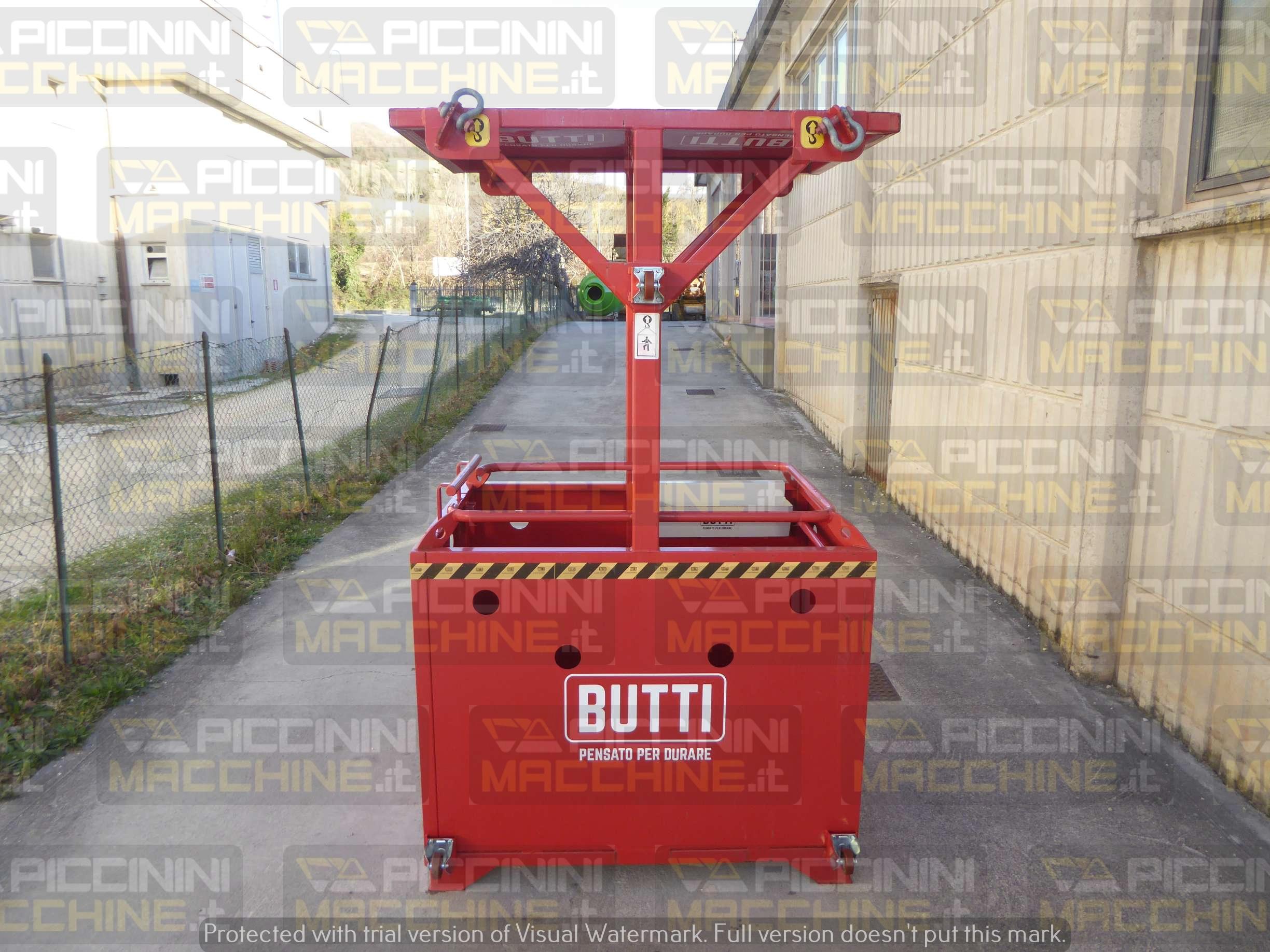 Butti 500 kg | Attachments - Man platform for crane | Piccinini Macchine