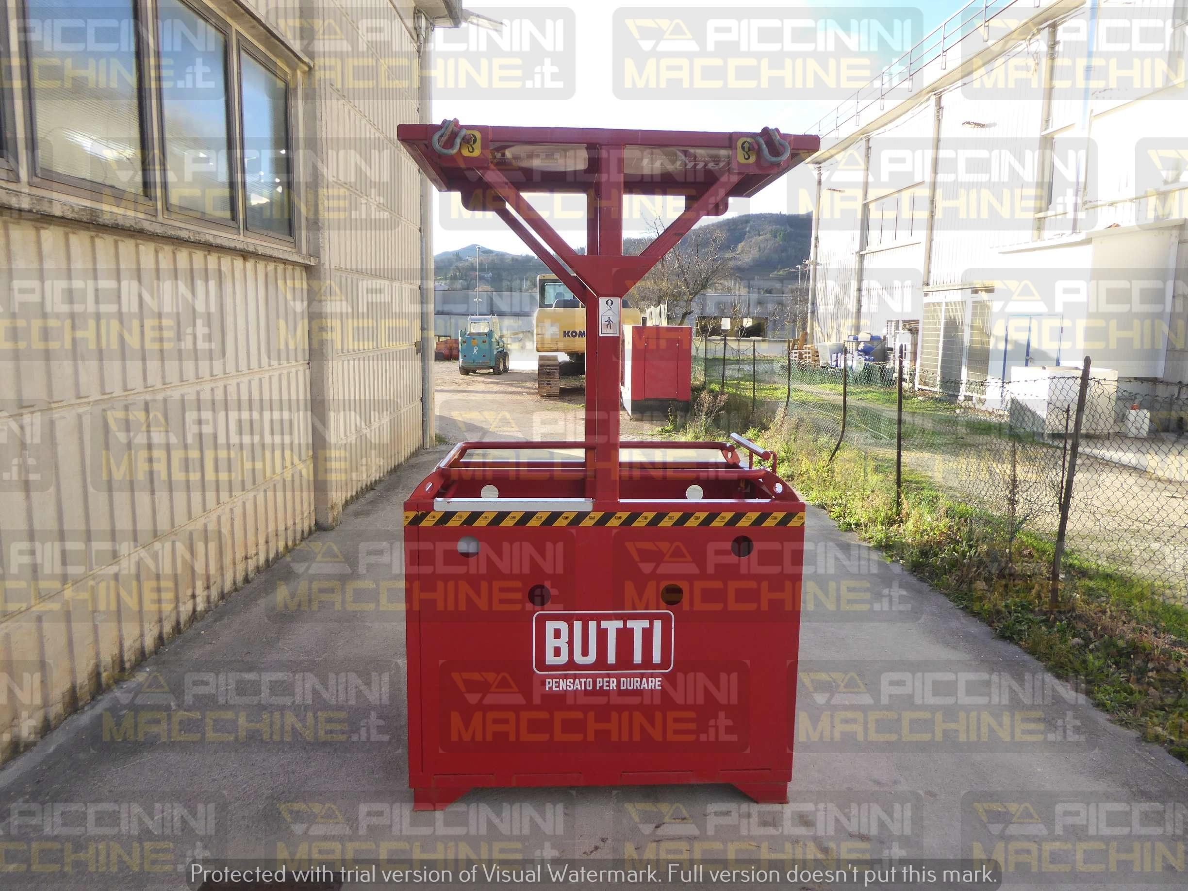 Butti 500 kg | Attachments - Man platform for crane | Piccinini Macchine