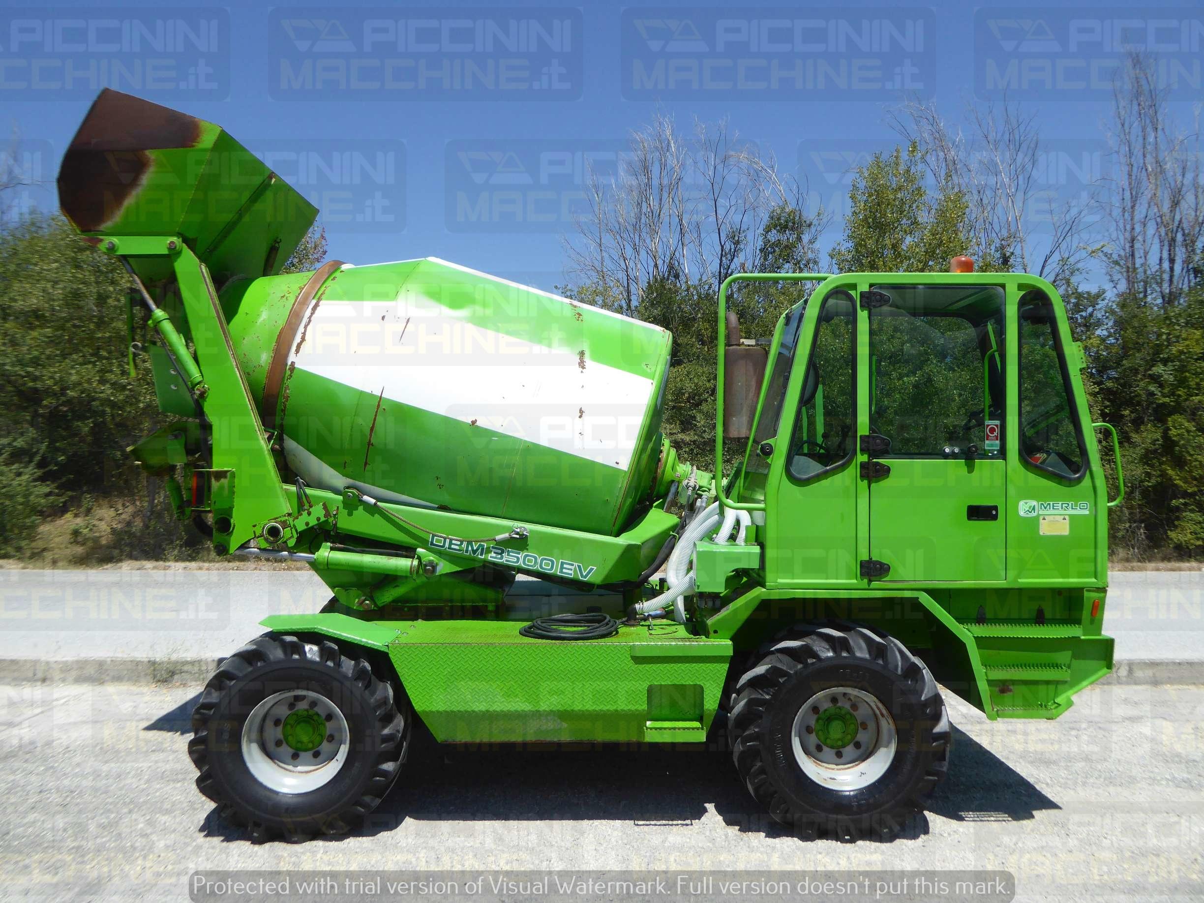 Merlo DBM3500EV | Concrete mixer | Piccinini Macchine